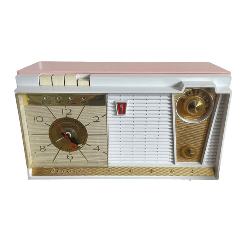 1960s Clock Radio - Etsy