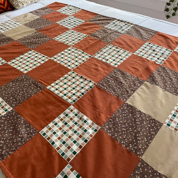 Brown Quilt Pattern - Etsy