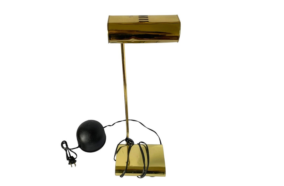 Vintage Mid Century Alsy Brass Table Lamp - Etsy