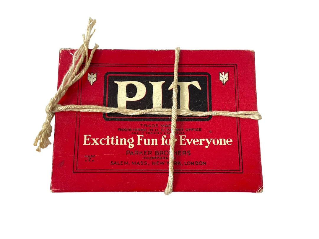Vintage Pit Game in Original Red Box - Etsy