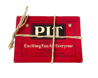 Vintage 1960s Pit Card Game, Original 1960s Parker Brothers Pit Game ...