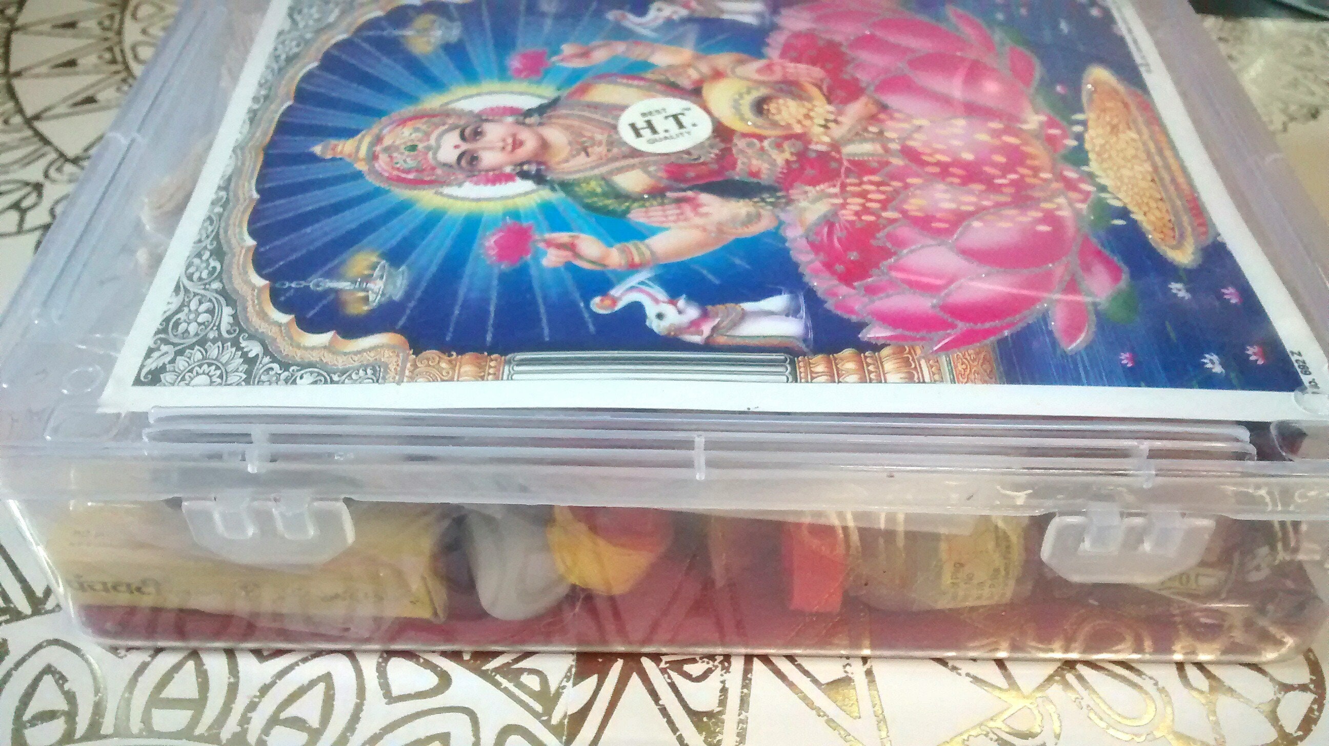 Hindu Goddess Lakshmi Pooja Puja Kit Box Size 8 X 6 Inches - Etsy