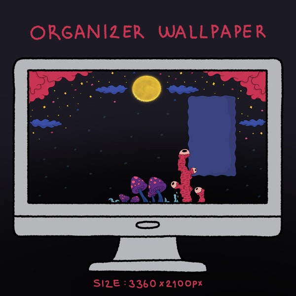 Computer Desktop Theme Background Wallpaper Organizer Set - Etsy