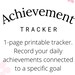 31-day Achievement Tracker | Printable Success Record (PDF) - Etsy