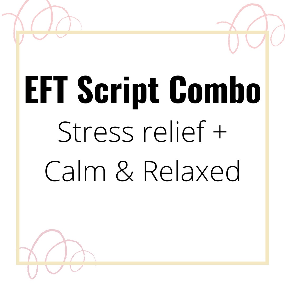 EFT Script Set - Stress Relief + Calm and Relaxed - Etsy UK