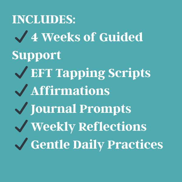 The Self-worth Blueprint | 4-week Self-esteem Workbook, EFT Tapping ...