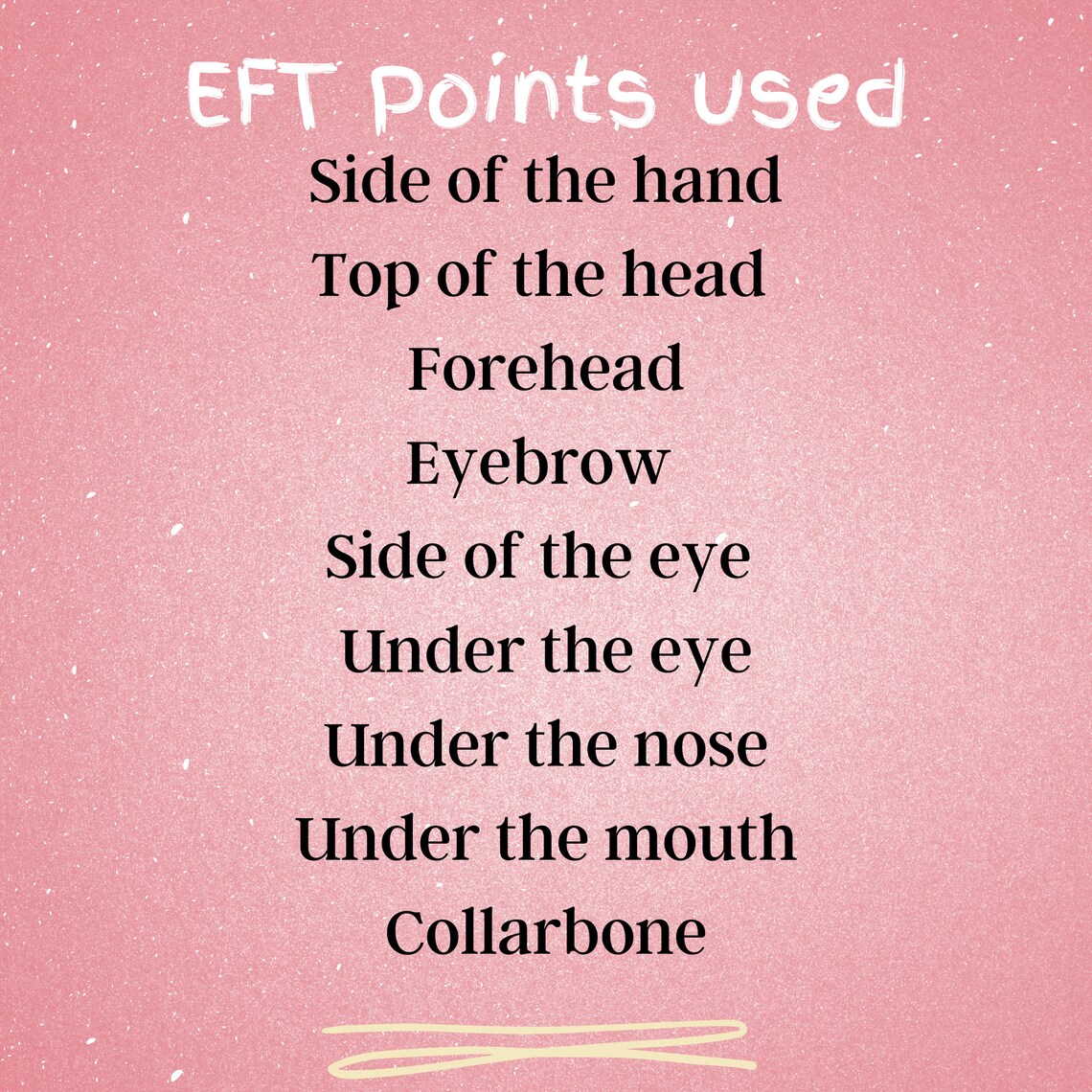 Emotional Freedom Techniques - EFT Tapping Script Templates - Create ...