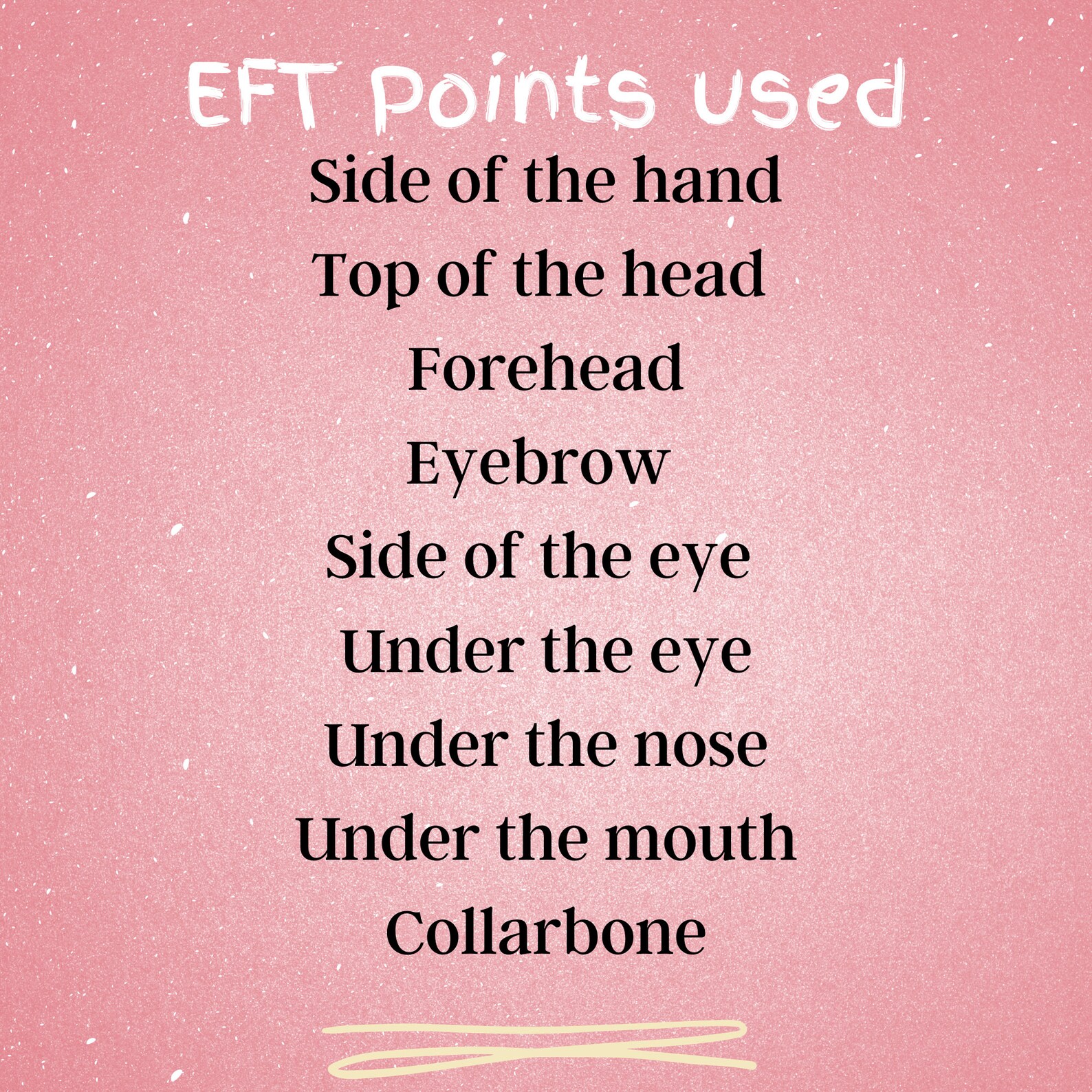 Emotional Freedom Techniques - EFT Tapping Script Templates - Create ...