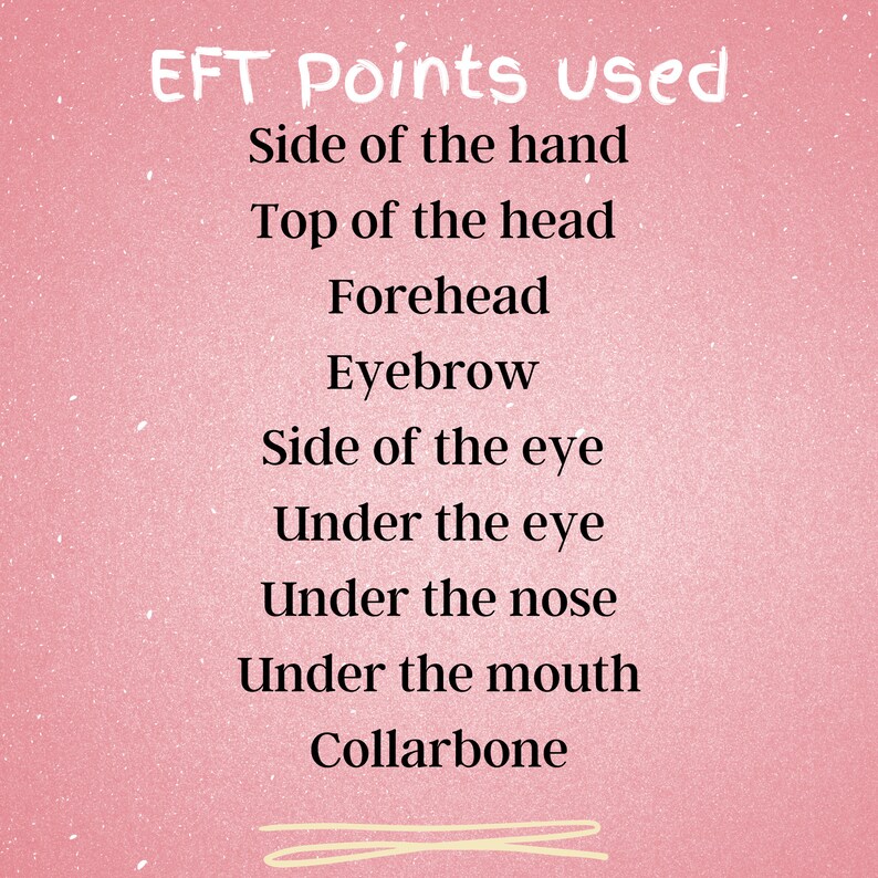 Emotional Freedom Techniques - EFT Tapping Script Templates - Create ...