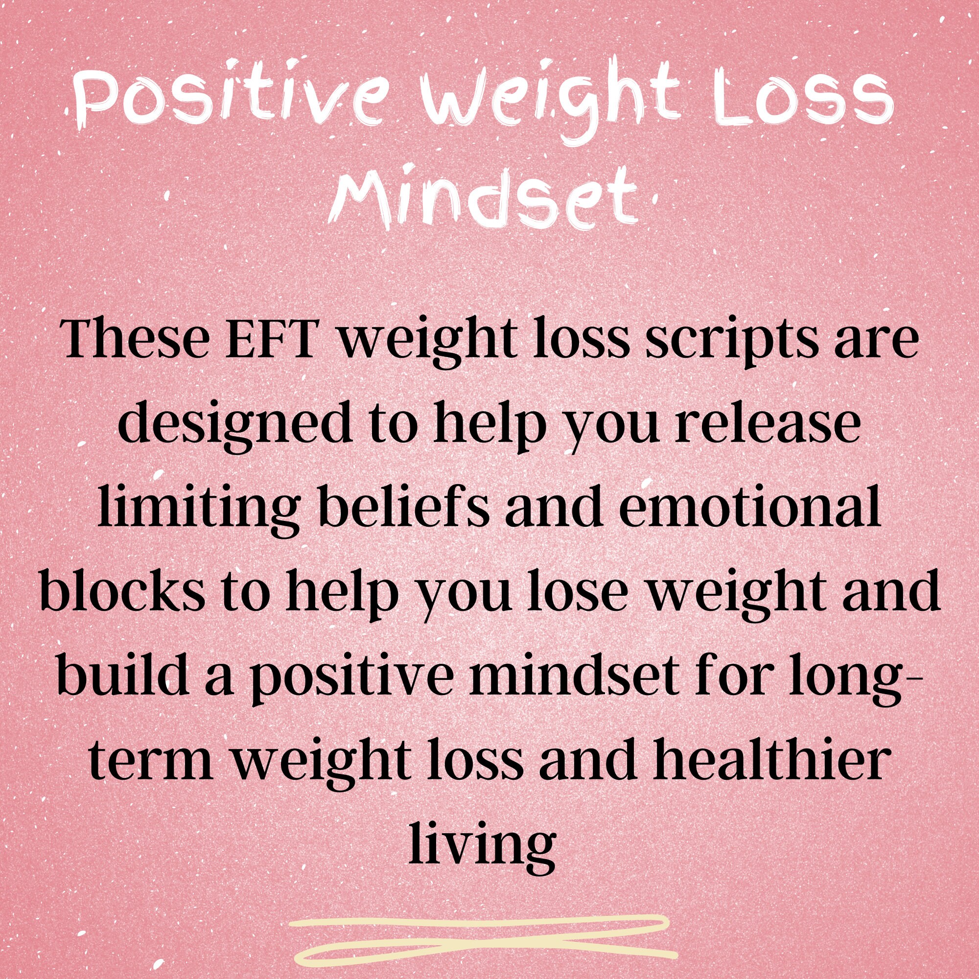 Emotional Freedom Techniques - EFT Tapping Scripts for Weight Loss ...