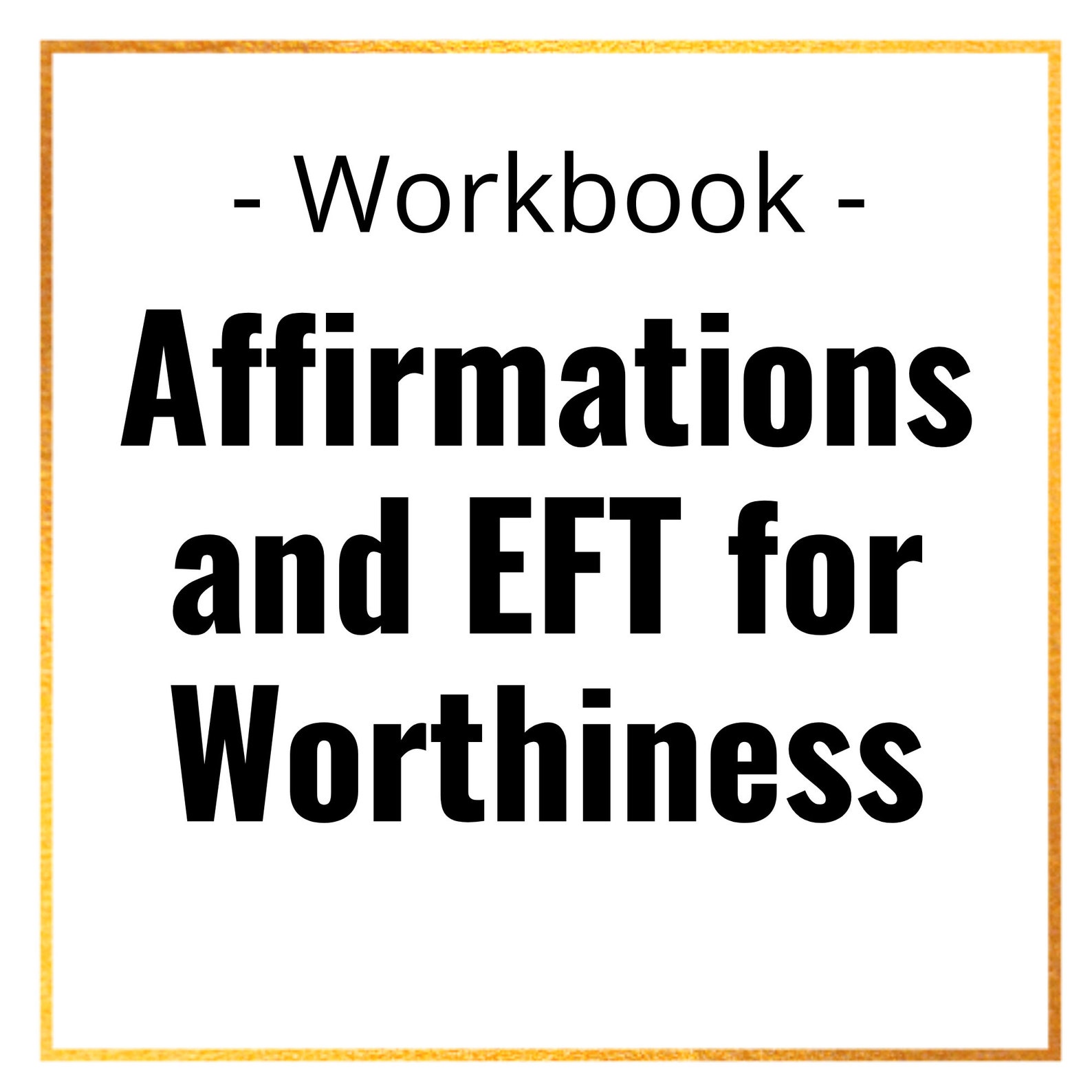 Affirmations and EFT Tapping Scripts for Worthiness Workbook - Etsy