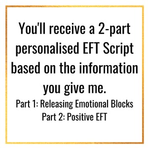 Personalised EFT Script Emotional Freedom Techniques Script - Etsy UK