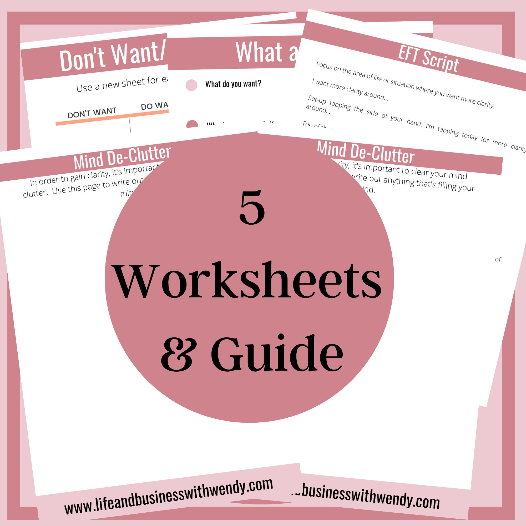 Clarity Worksheets and Guide. Get Clear About Any Area of Your - Etsy