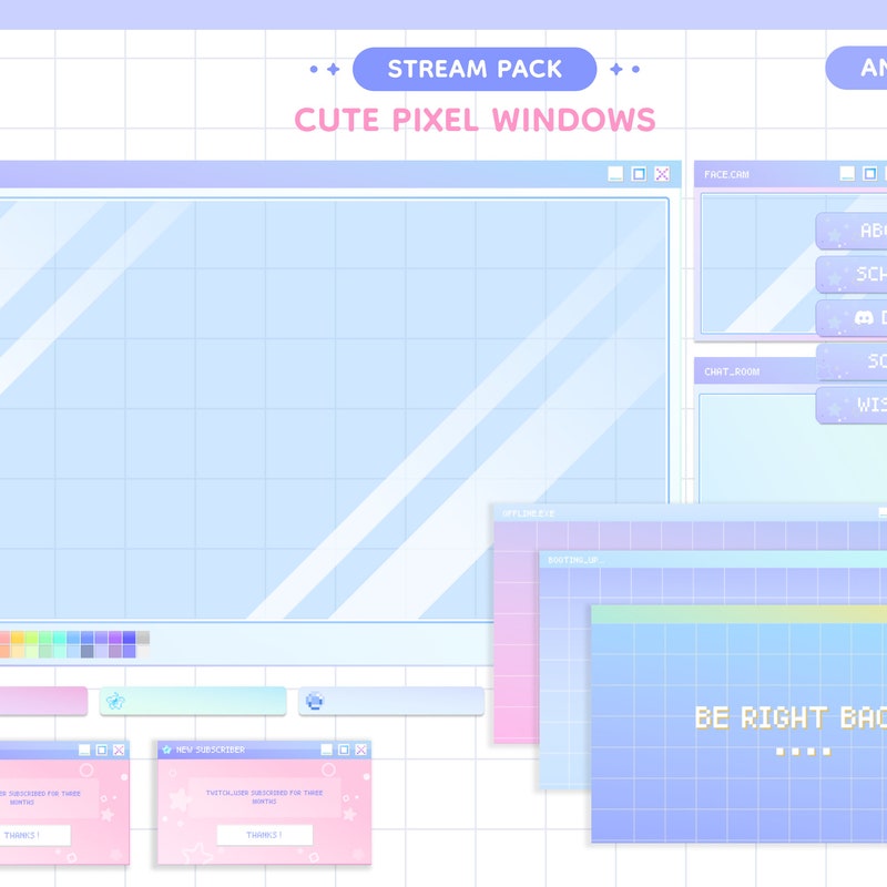 Windows Twitch Overlay - Etsy