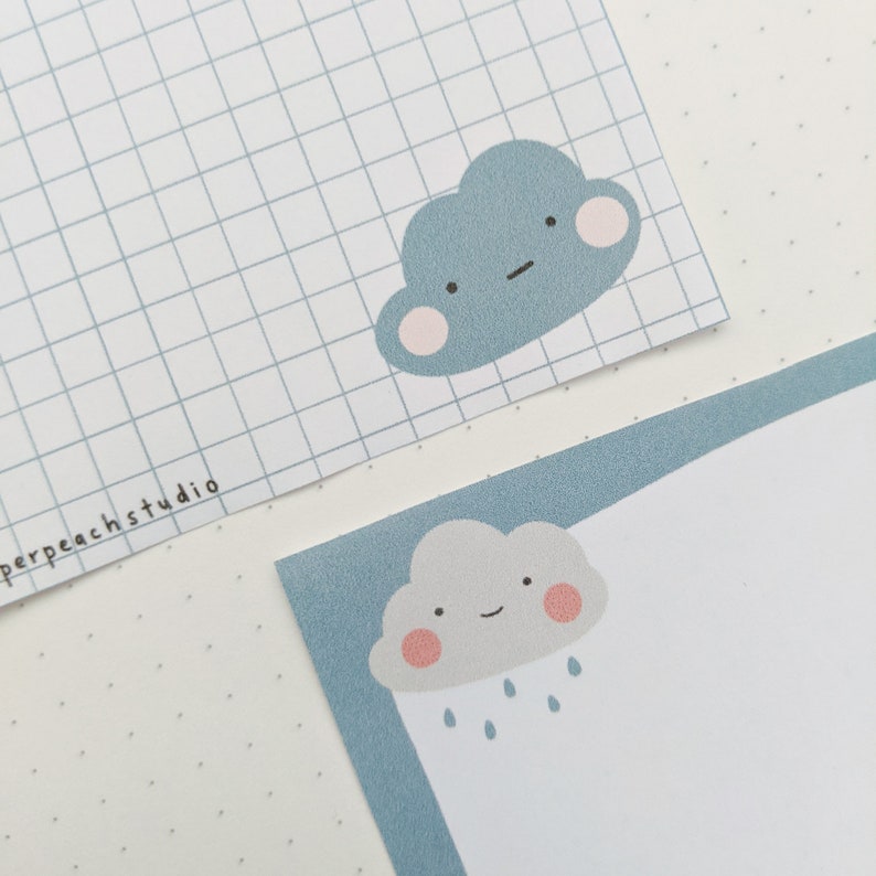 Weather Memo Notes Printable Memo Sheets Note Pad Digital | Etsy