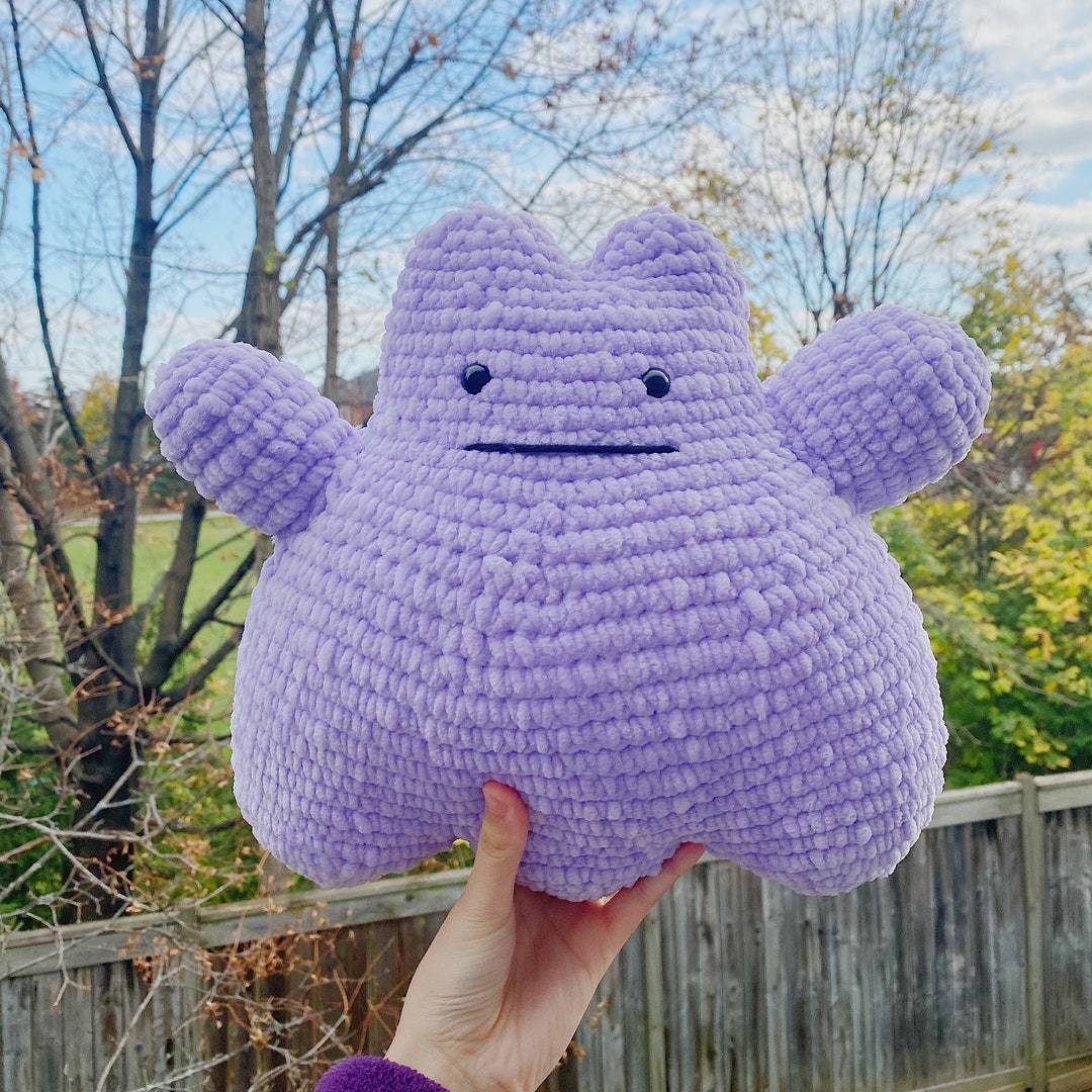 DITTO Pokemon Plushie | Crochet Ditto Pokemon Plushie | Amigurumi ...