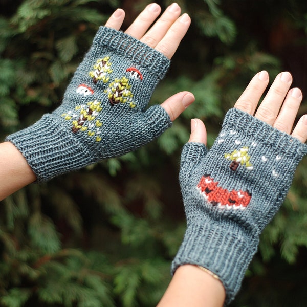 Embroidered Gloves - Etsy