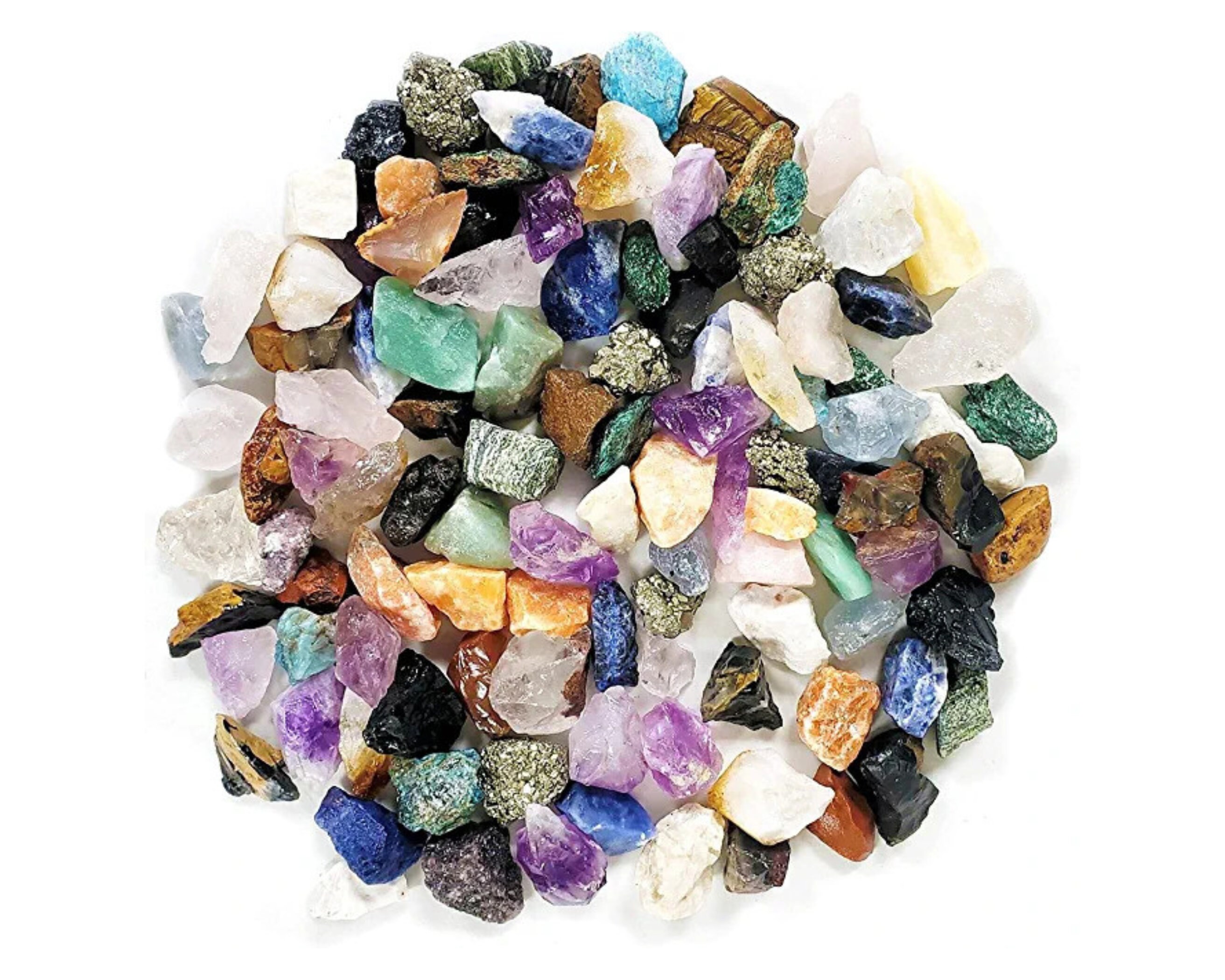 Rock Collection for Kids, Bulk Rocks, Gemstones & Crystals, Genuine ...