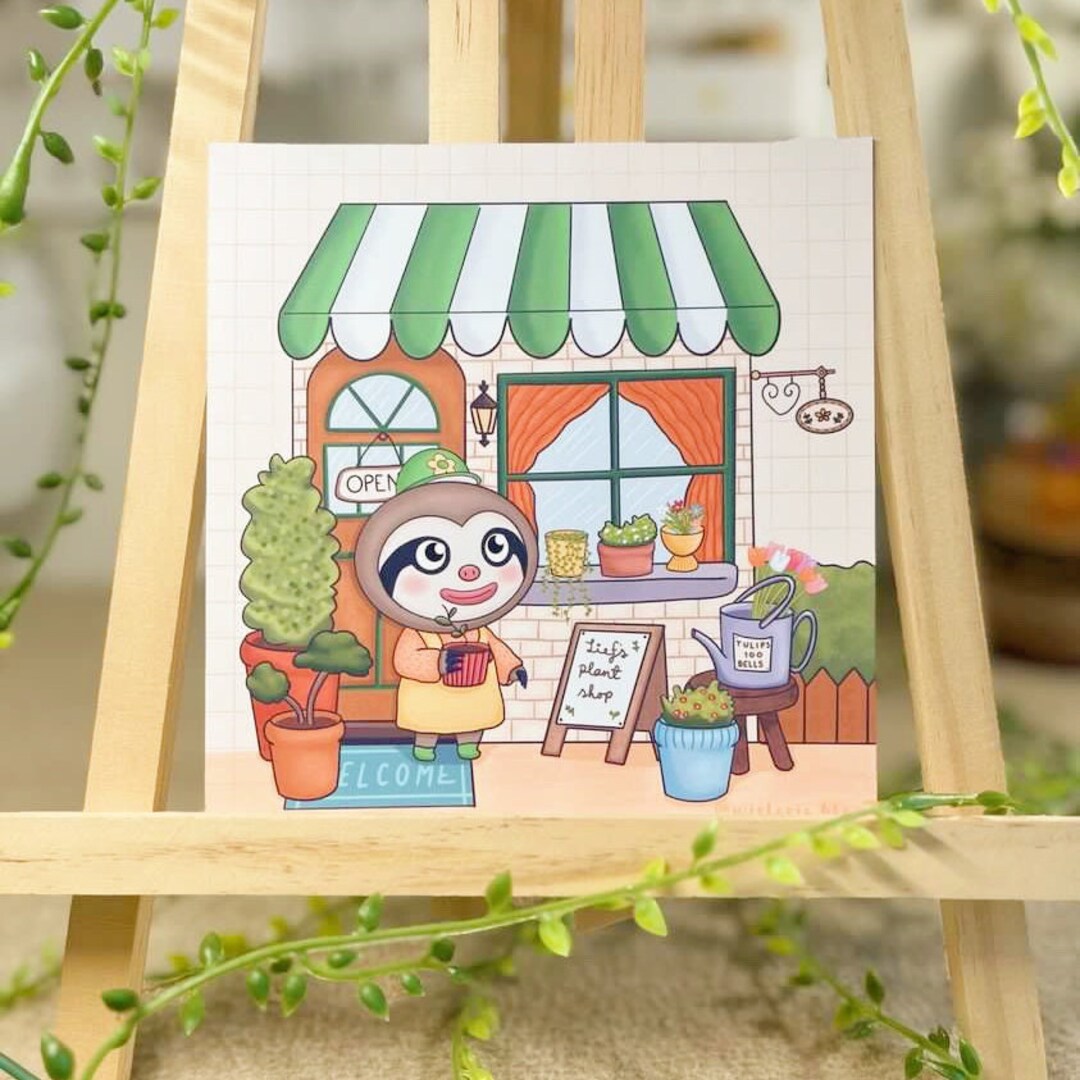Leif’s Plant Shop Matte Art Print - Etsy