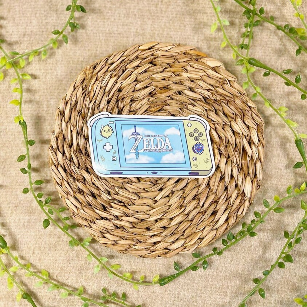 Zelda Tears of the Kingdom Switch Glossy Vinyl Sticker, Triforce ...