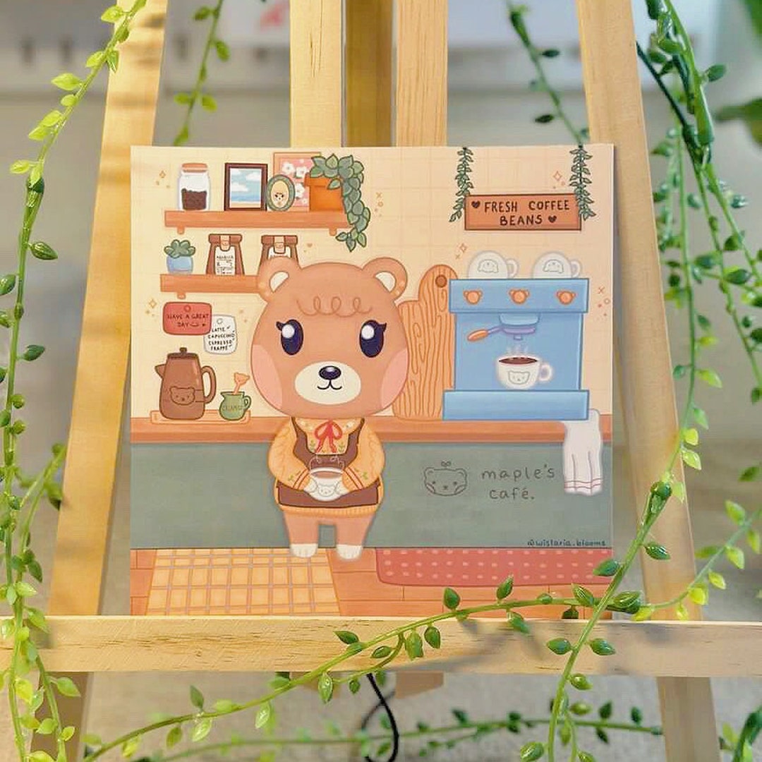 Maple ACNH Café Art Print - Etsy