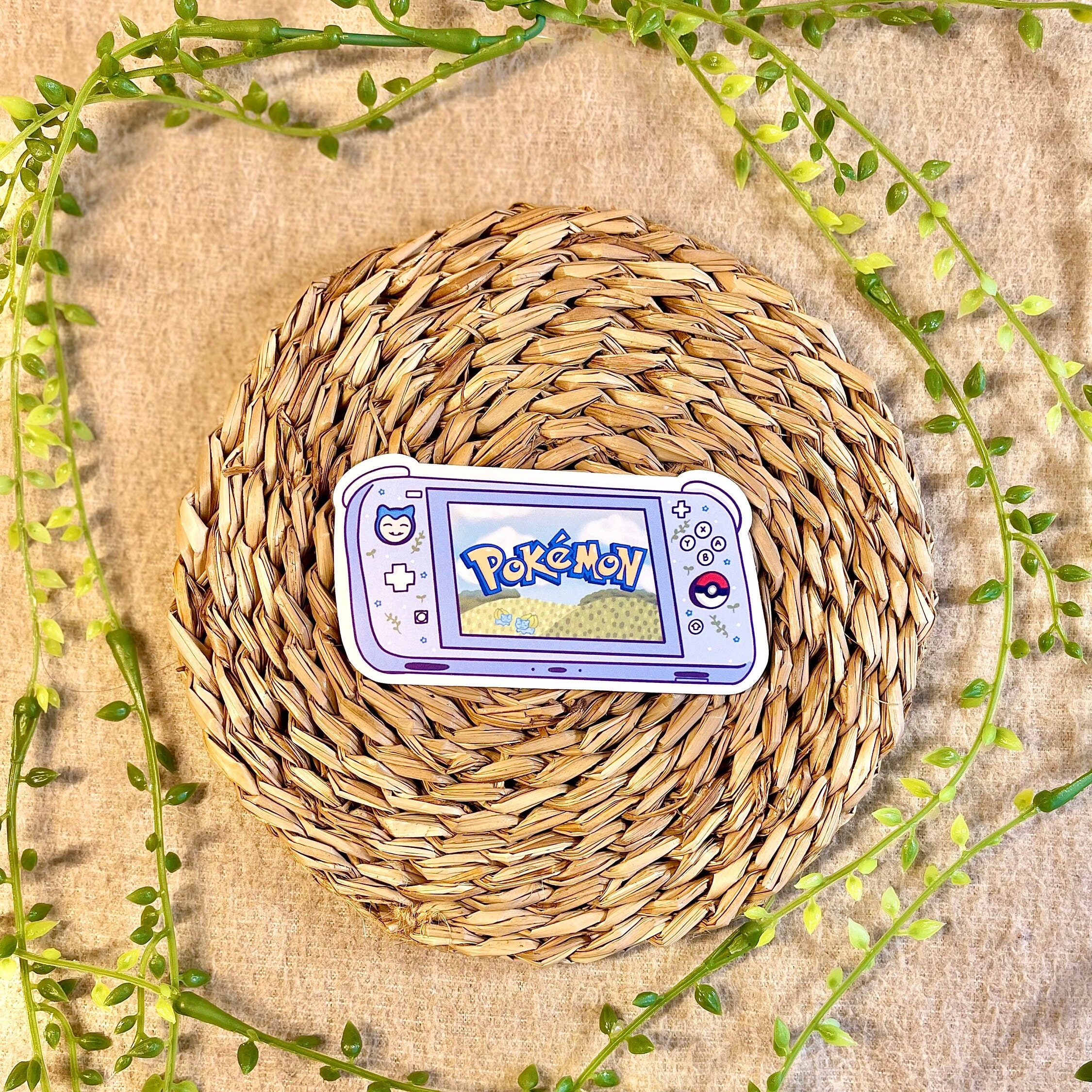 Pokémon Switch Glossy Vinyl Sticker - Etsy