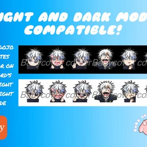Jujutsu Kaisen Satoru Gojo Emotes - Etsy