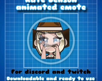 ANIMATED DBD Emote, Kate Denson DC Rage Quit Animated Emote, Dead by ...