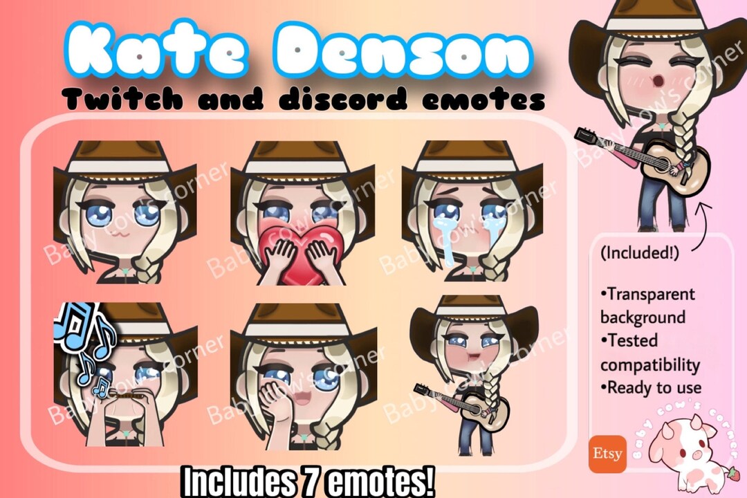 Dead by Daylight Kate Denson Emotes - Etsy
