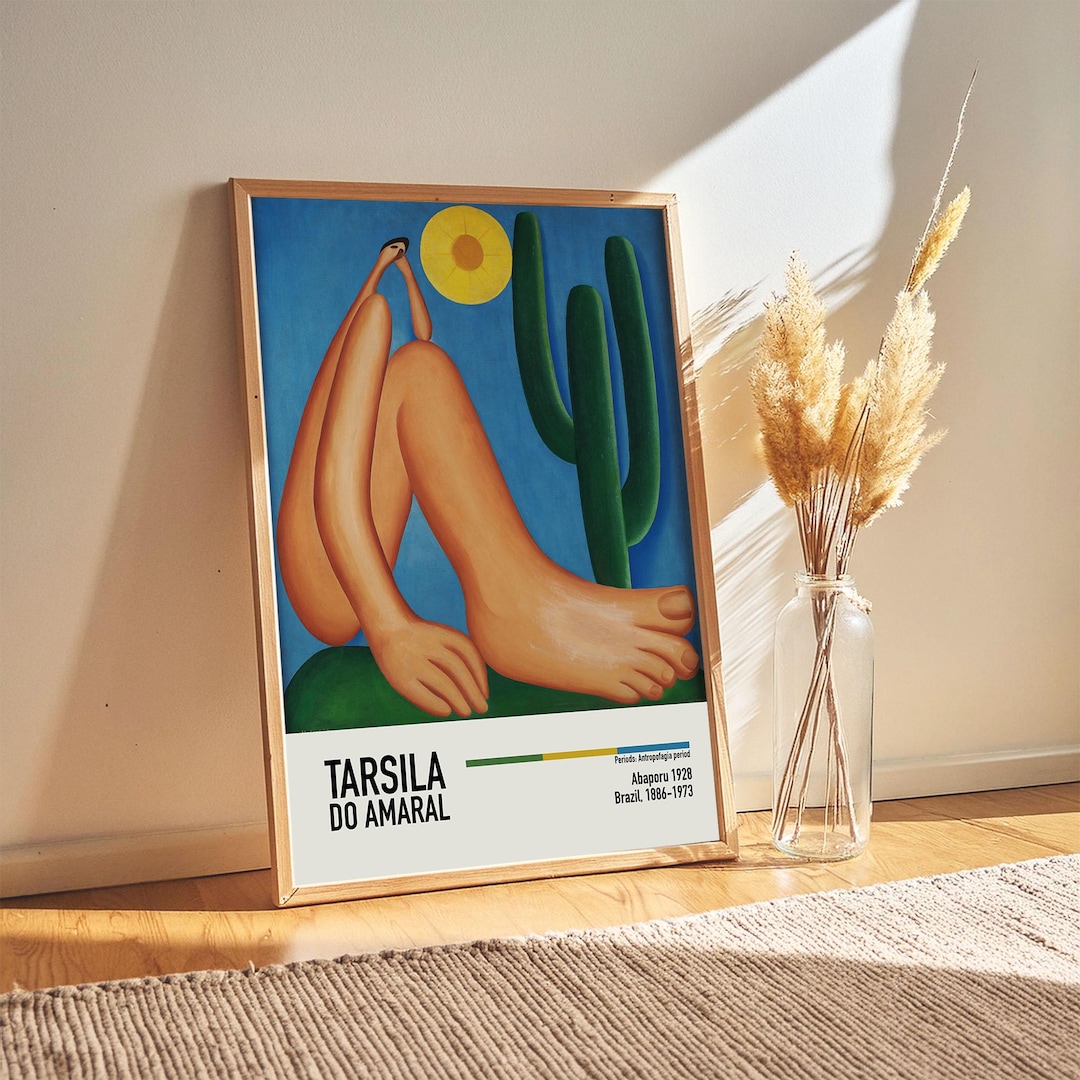 Tarsila Do Amaral 'abaporu' Vintage Art Exhibition Poster - Etsy