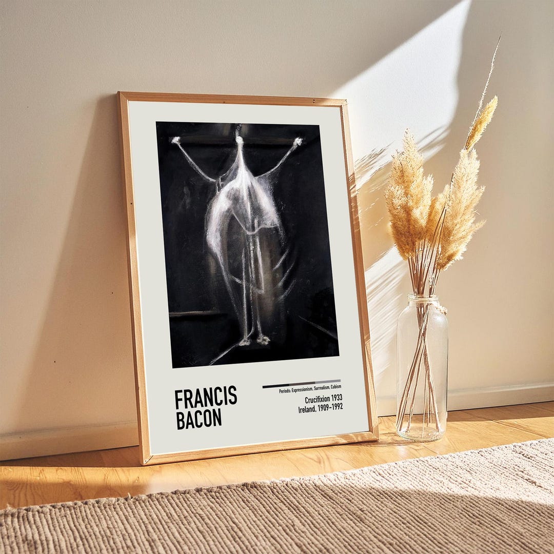 Francis Bacon Exhibition Poster - Crucifixion 1933 - Vintage Francis ...