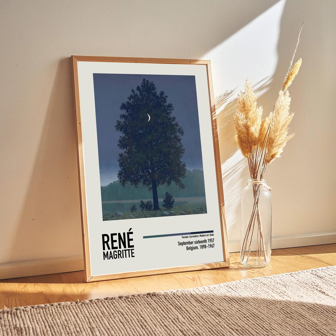 Rene Magritte - September Sixteenth - Rene Magritte Paintings Vintage ...