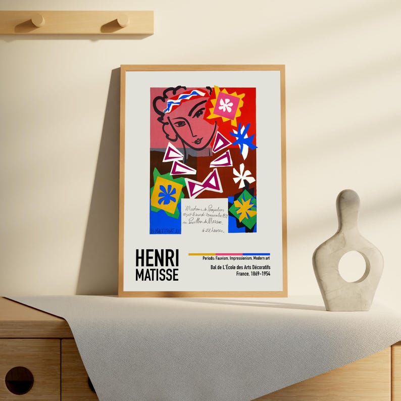 Henri Matisse Exhibition Poster: Fauvism Modern Art Print - Etsy