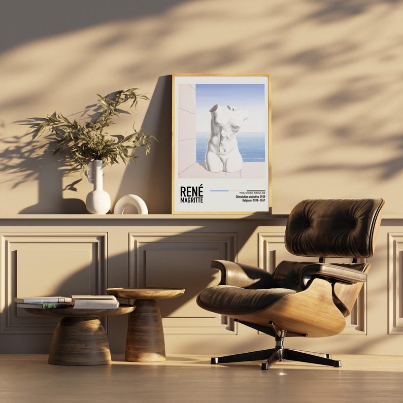 Rene Magritte 'stimulation Objective' Vintage Art Print - Etsy