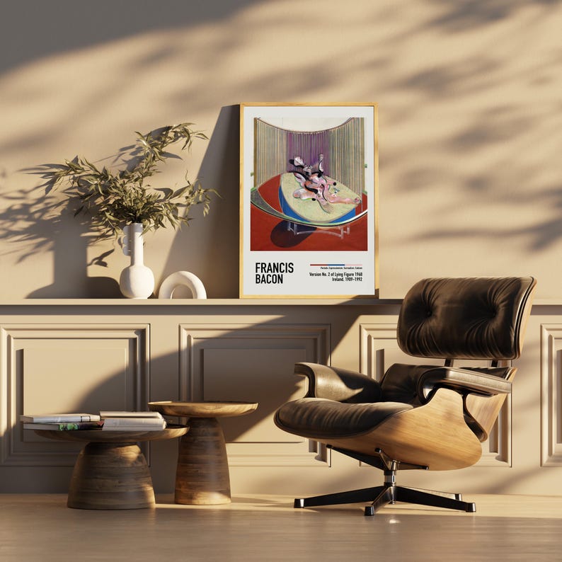 Francis Bacon Exhibition Poster - Version No. 2 of Lying Figure 1968 ...