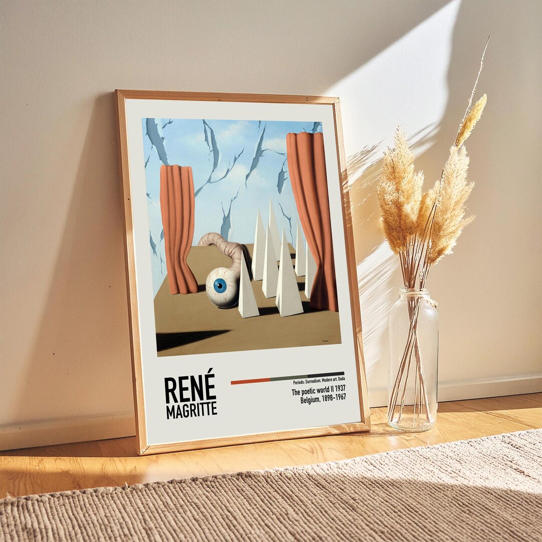 Rene Magritte - the Poetic World II - Rene Magritte Paintings Vintage ...