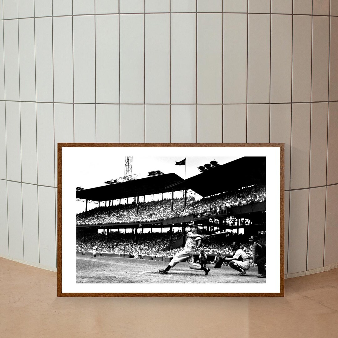 Baseball Legend JOE DIMAGGIO Photo New York Yankees Print Baseball ...