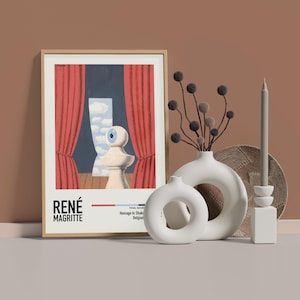 Rene Magritte -homage to Shakespeare 1963- Rene Magritte Paintings ...