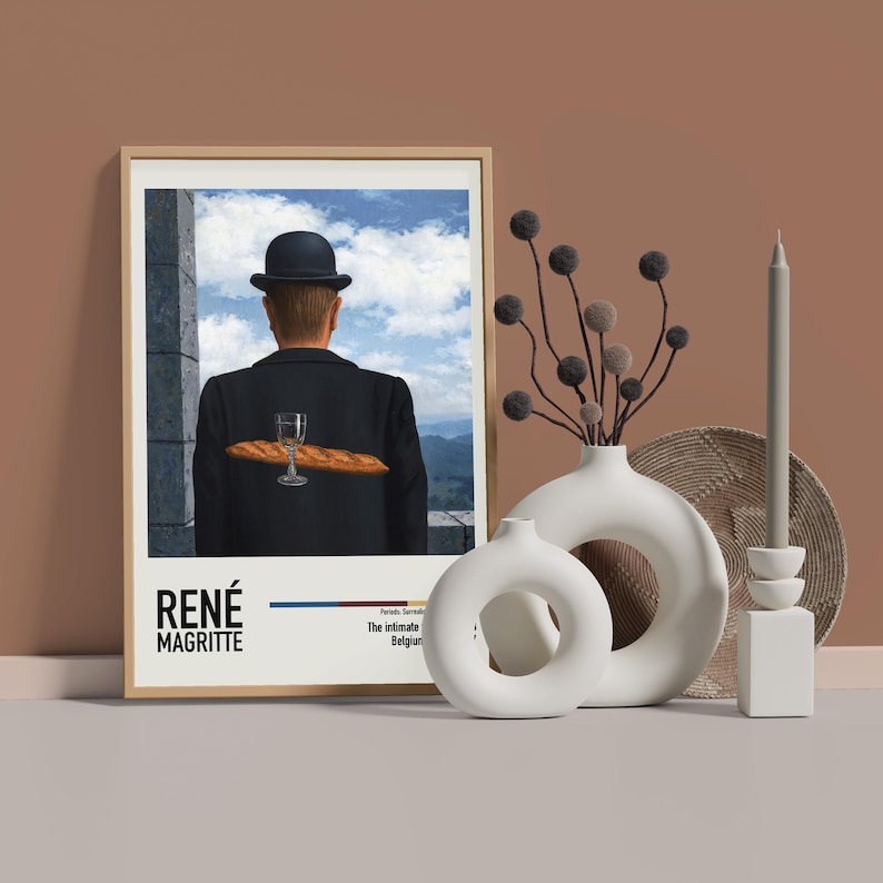 Rene Magritte 'the Intimate Friend' Vintage Art Print - Etsy