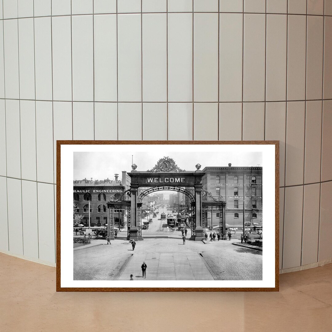 Old Denver Photo, Arch of Welcome, 17th St, Denver Colorado, Denver ...