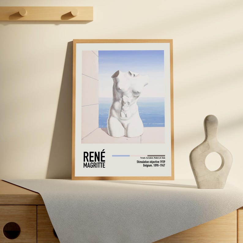 Rene Magritte 'stimulation Objective' Vintage Art Print - Etsy