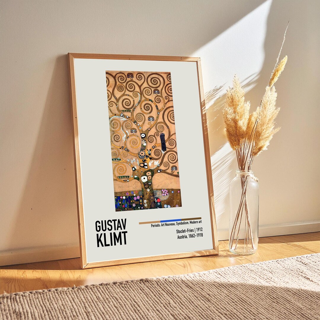 Gustav Klimt - Stoclet-fries | 1912 - Gustav Klimt Art Prints ...