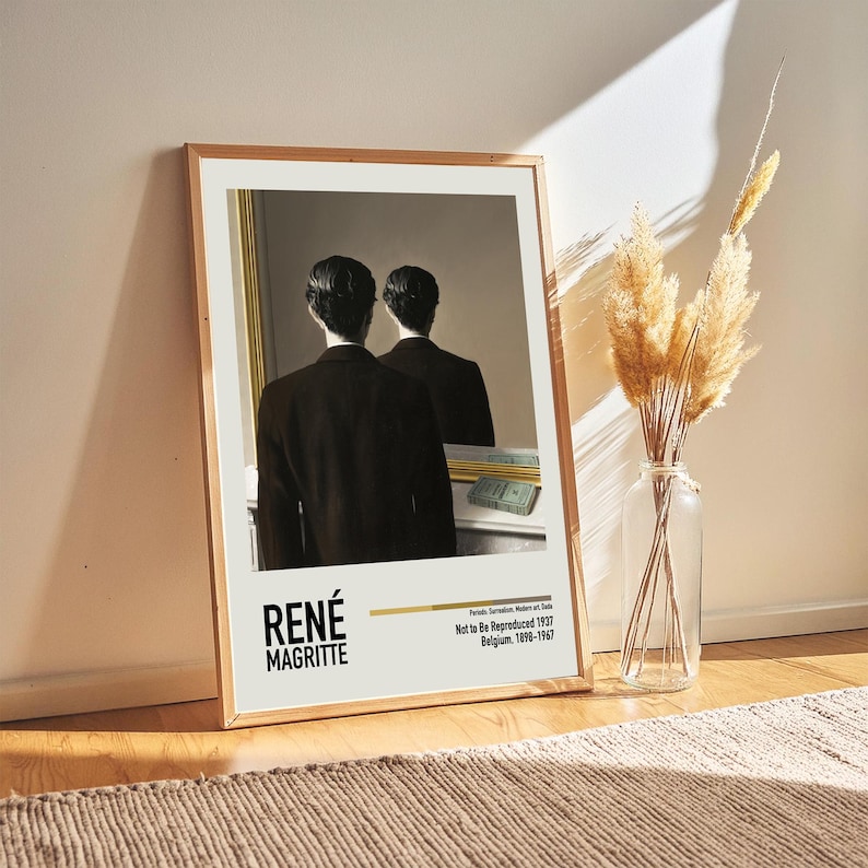 Rene Magritte 'not to Be Reproduced' Vintage Art Print - Etsy