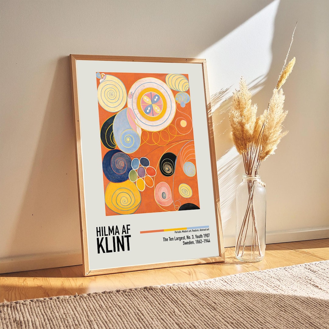 Hilma Af Klint - the Ten Largest, No. 3, Youth 1907 - Abstract Art ...