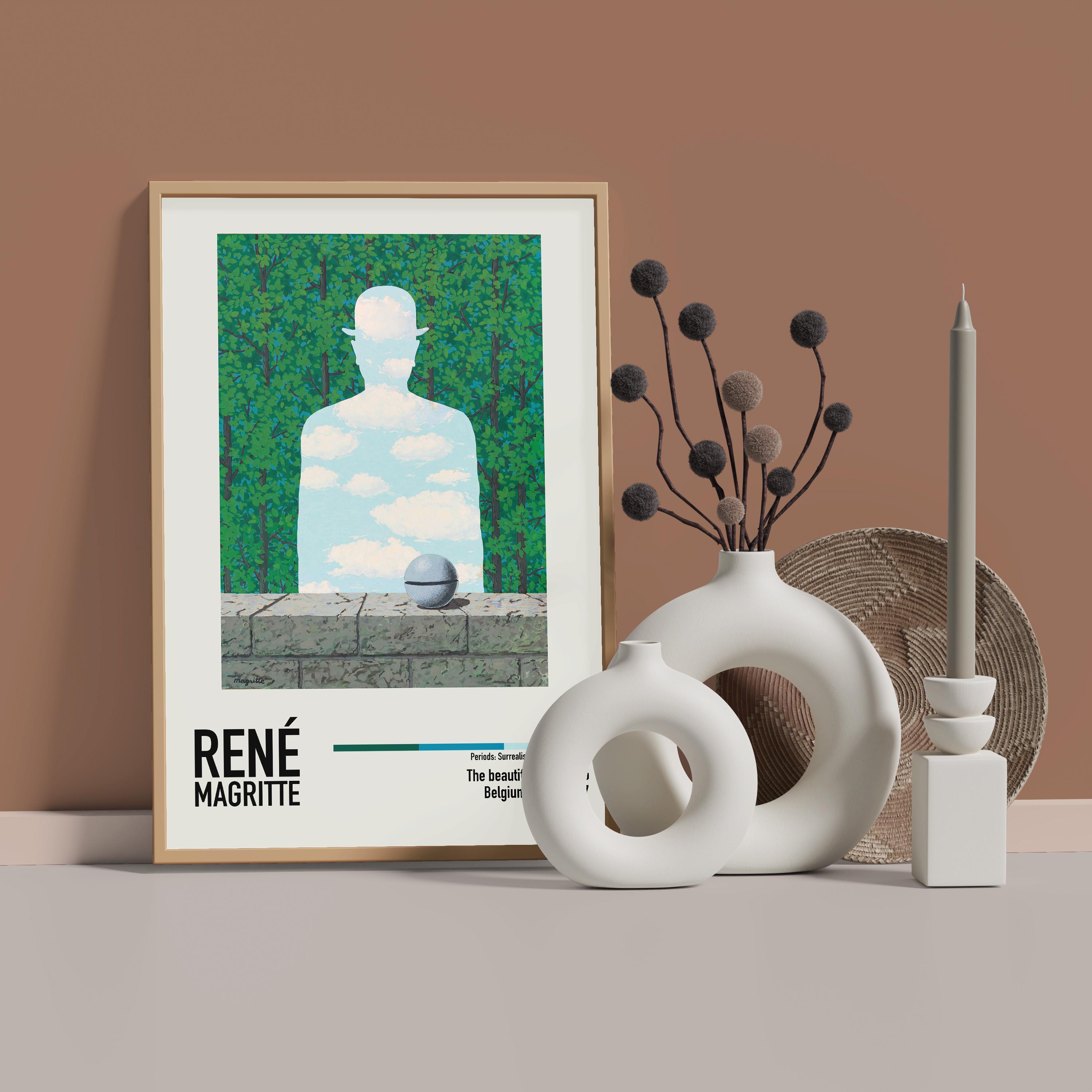 Rene Magritte - the Beautiful Walk 1965 - Rene Magritte Paintings ...