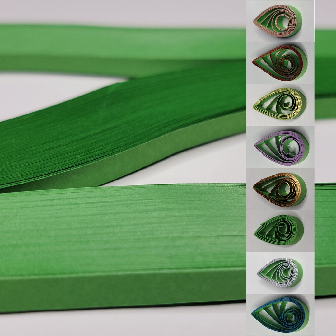 5mm Quilling Paper Green - Etsy Israel