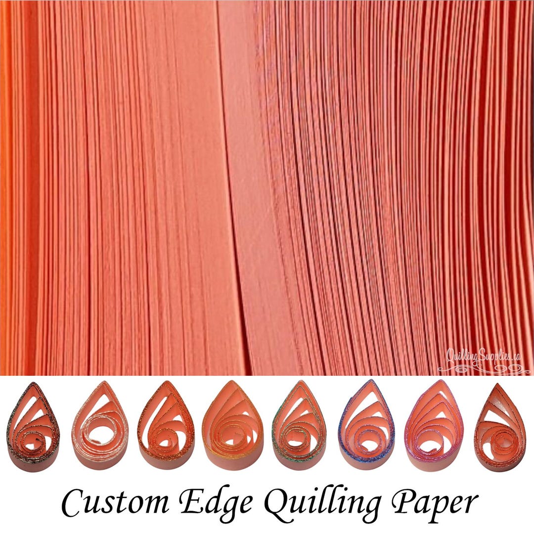 3mm Quilling Paper Bright Coral - Etsy