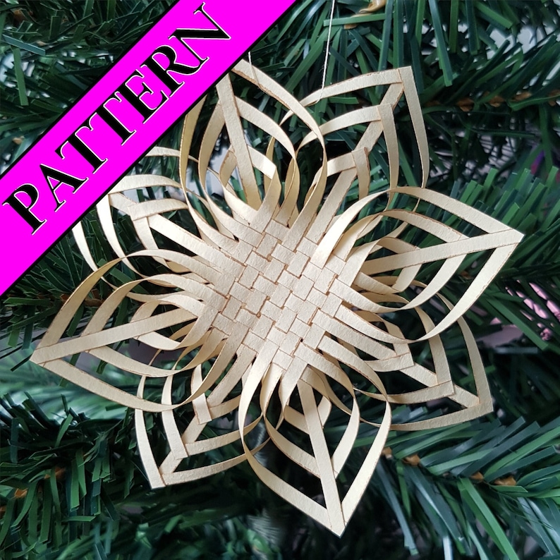 Woven Snowflake Pattern - Etsy