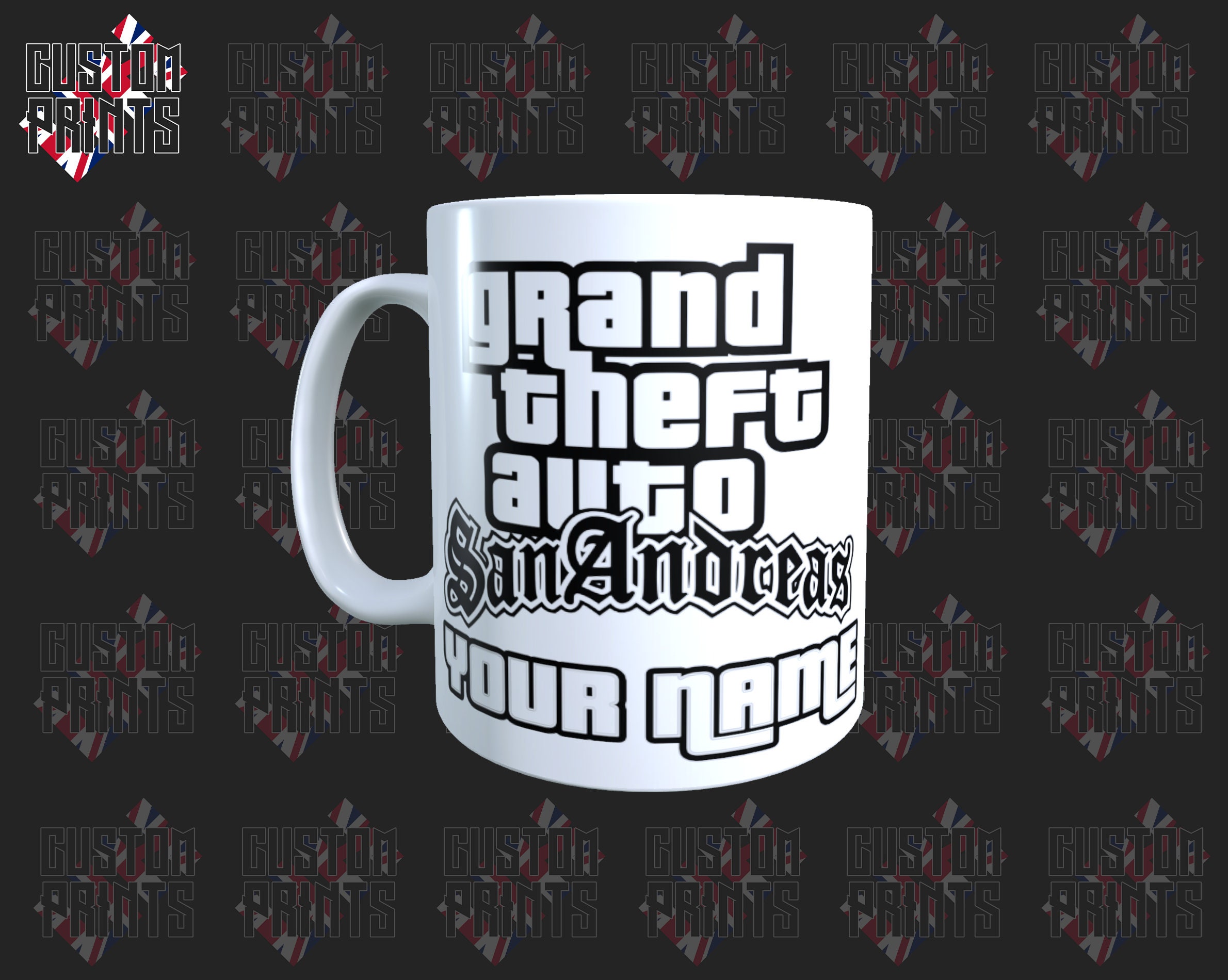Grand Theft Auto San Andreas Personalised 11oz Mug Gamer Gift Geek Mug ...