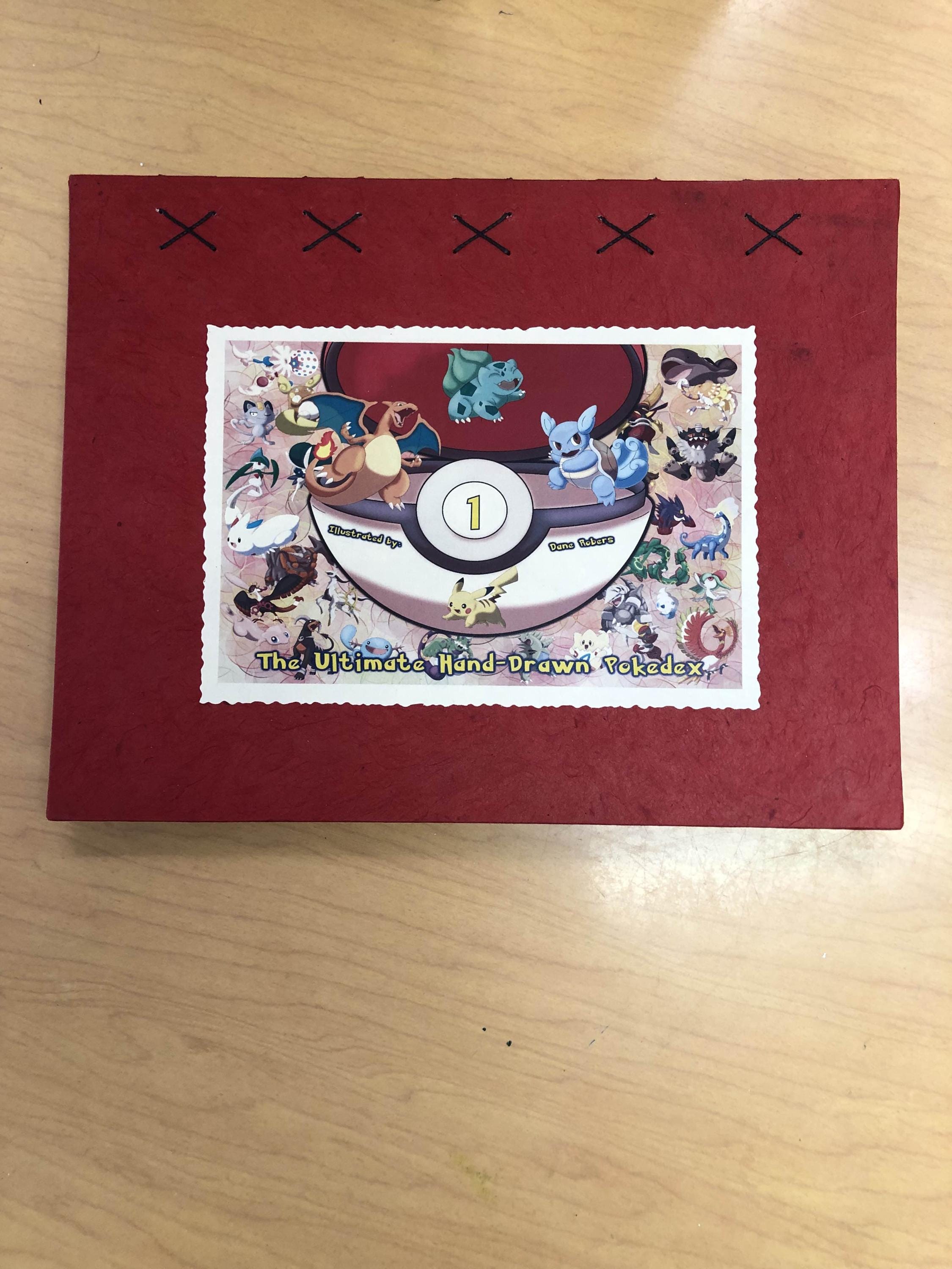 Ultimate Hand-drawn Pokedex - Generation 1 (kanto) Handbound Coptic ...